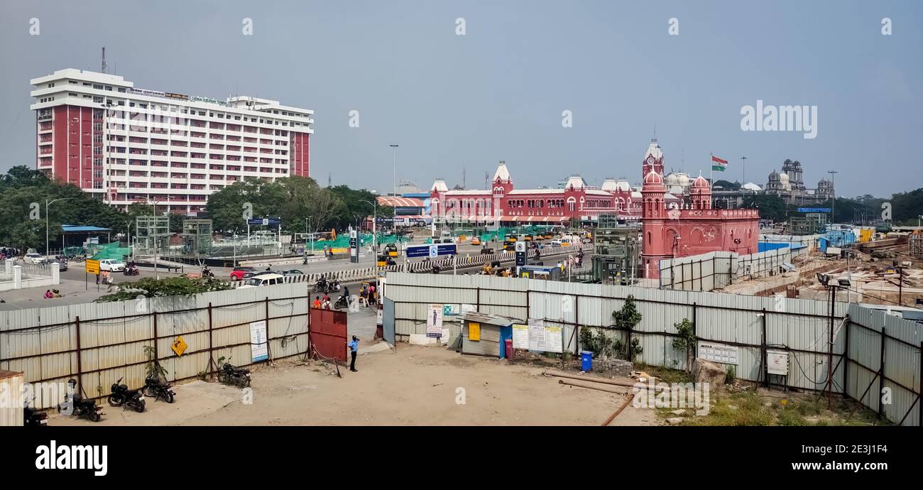 Chennai, India - December 27th ‎2020 : Ariel View Of Dr MGR Central ...