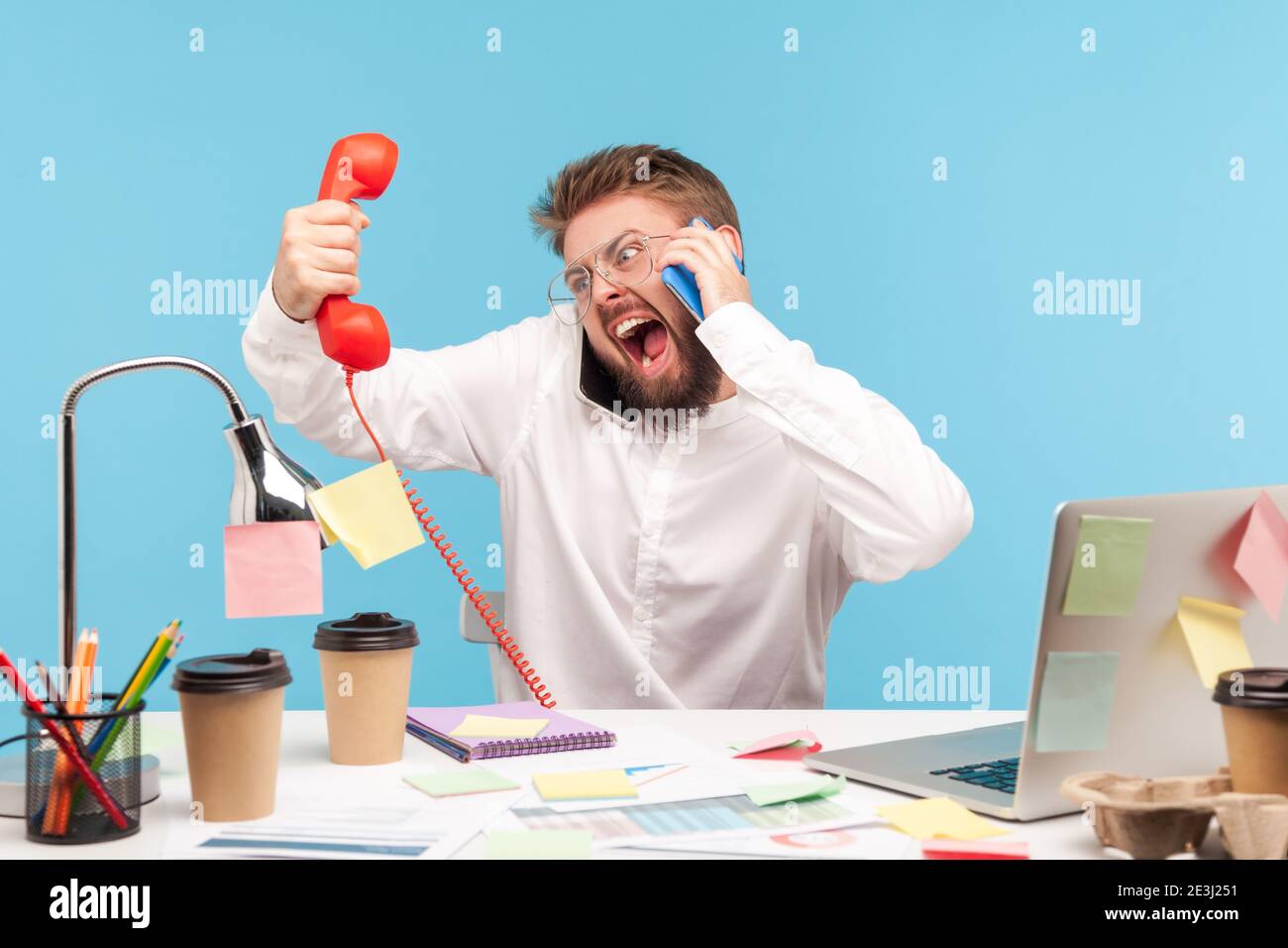 Landline phone diagram hi-res stock photography and images - Alamy