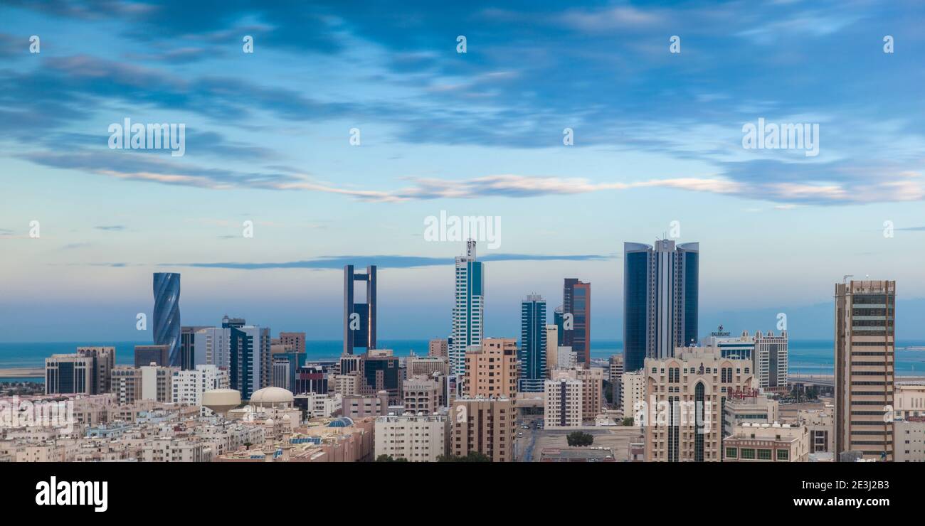 Bahrain, Manama, City skyline Stock Photo - Alamy