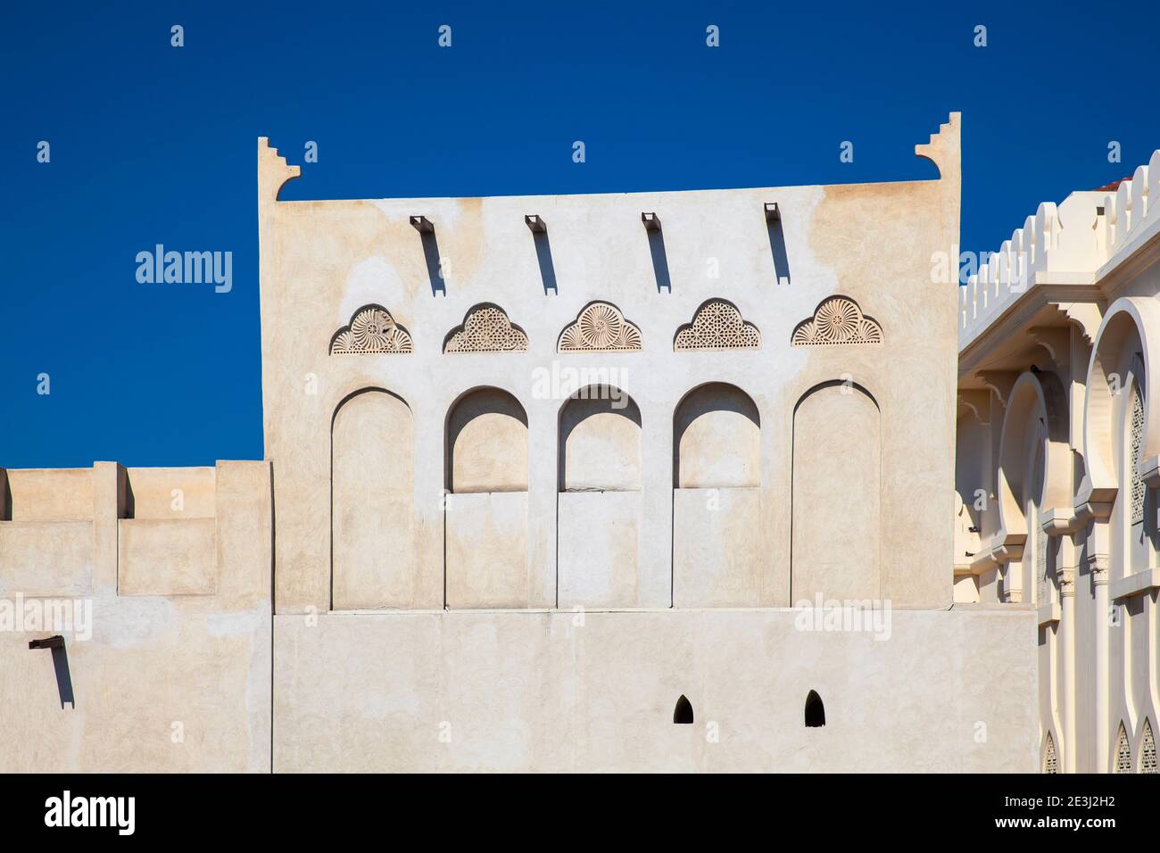 Bahrain, Manama, Muharraq, Old traditional building on the Heritage ...