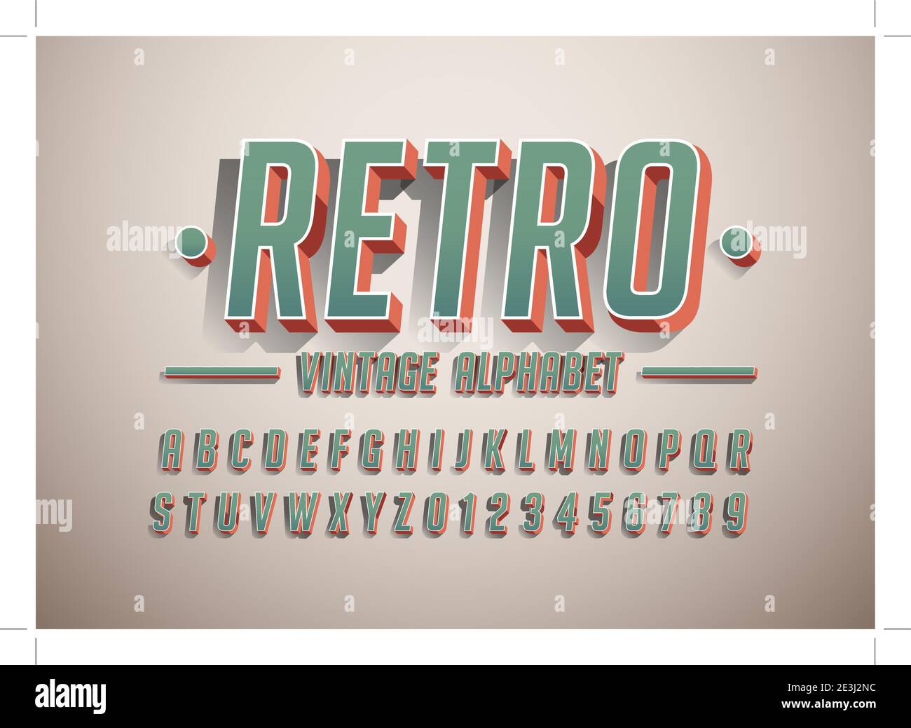 Vector of stylized alphabet and font Stock Vector Image & Art - Alamy