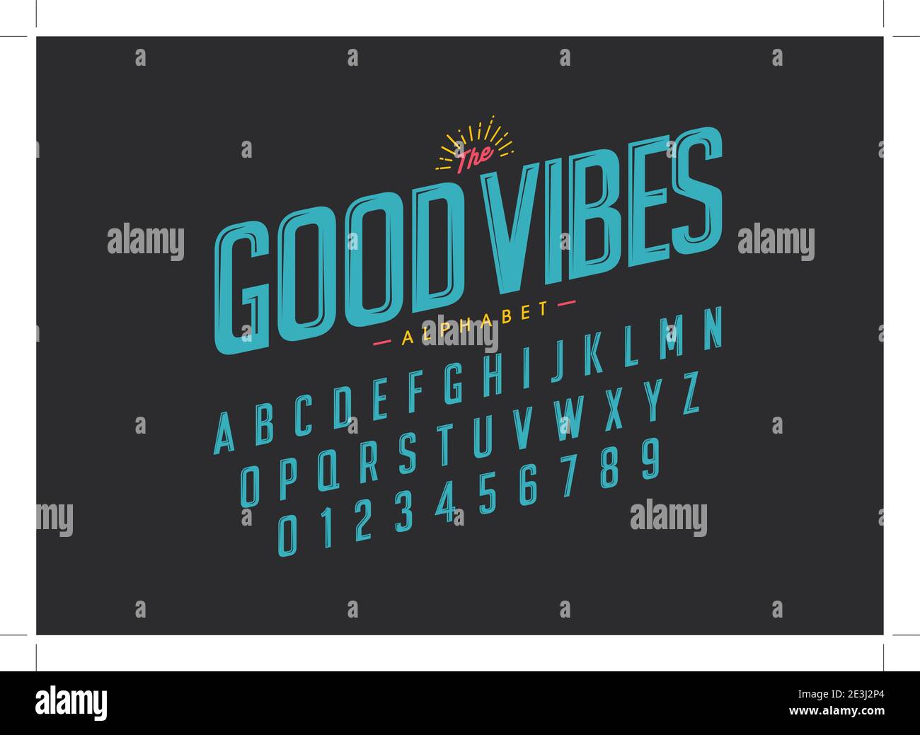 Vector of stylized alphabet and font Stock Vector Image & Art - Alamy