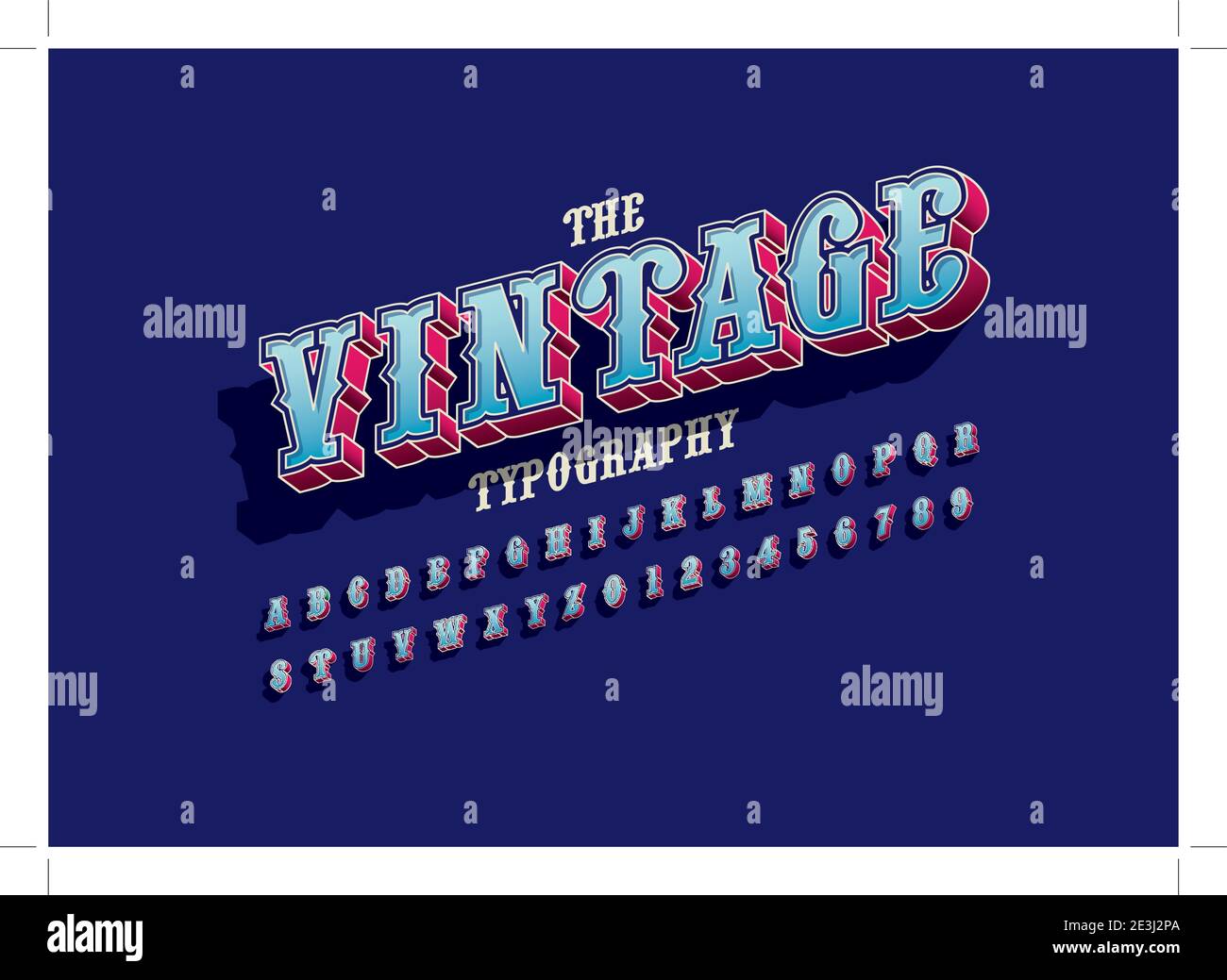 Vector of stylized alphabet and font Stock Vector Image & Art - Alamy