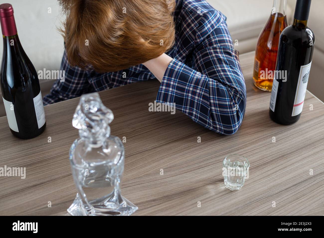Female alcoholism hi-res stock photography and images - Alamy