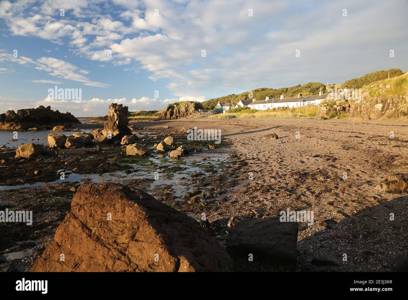Dunure Castle, Dunure, Ayrshire,Scotland, UK. Dunure was the ancient ...