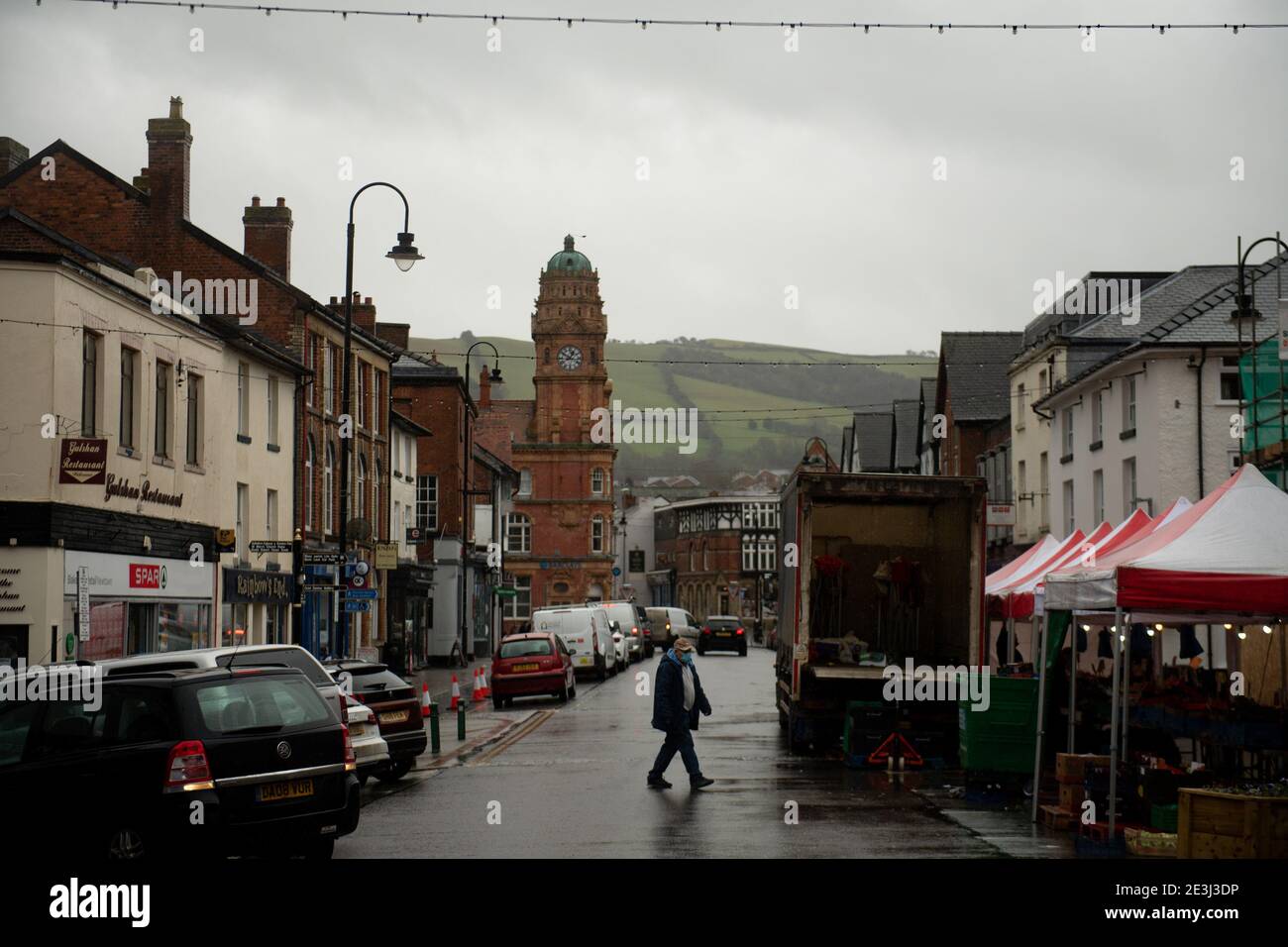 Newtown powys mid wales hi-res stock photography and images - Alamy
