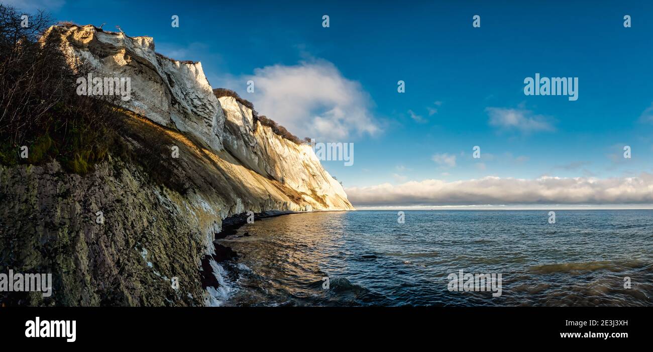 White cliffs on the island Moen in Denmark Stock Photo - Alamy