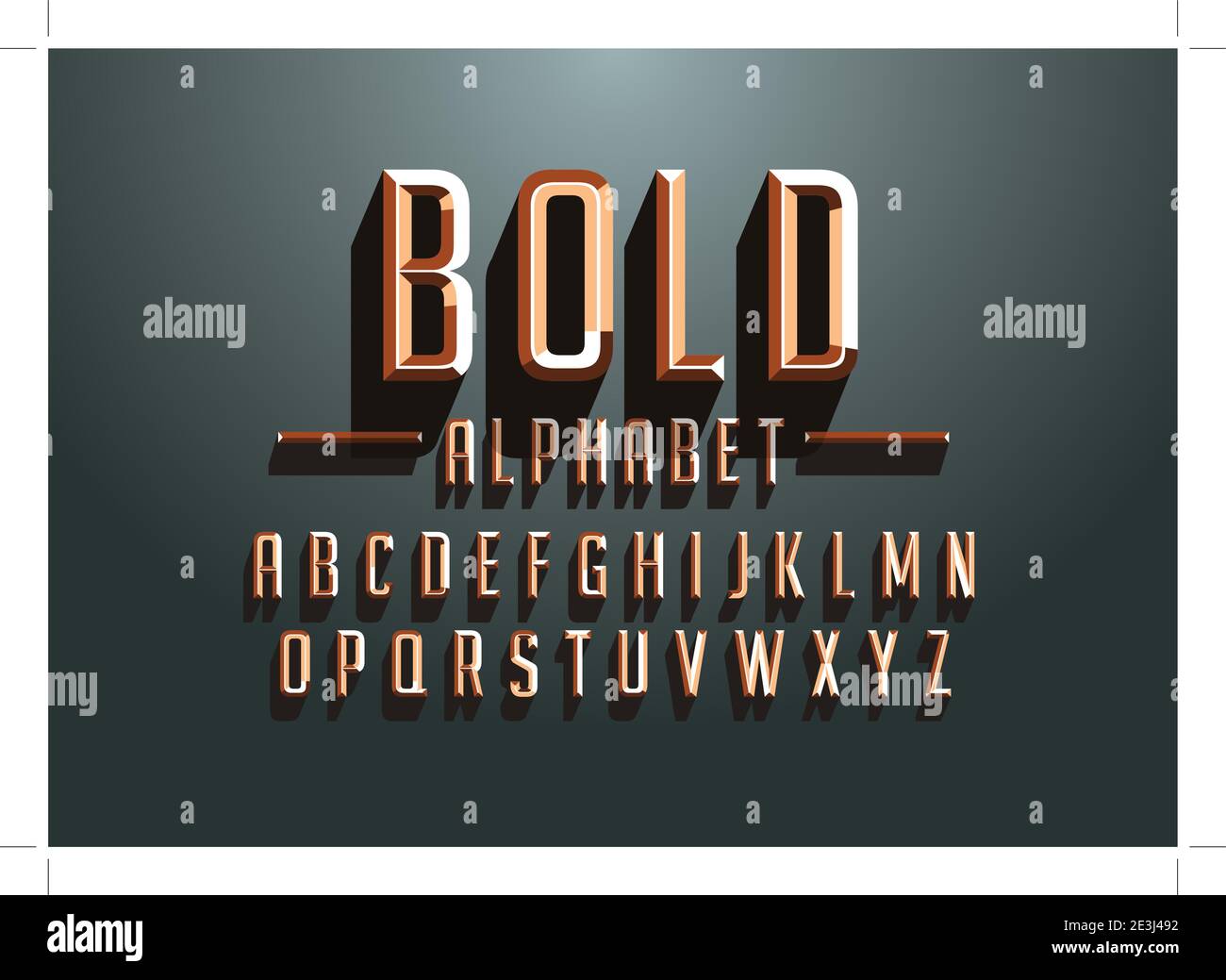 Vector of stylized alphabet and font Stock Vector Image & Art - Alamy