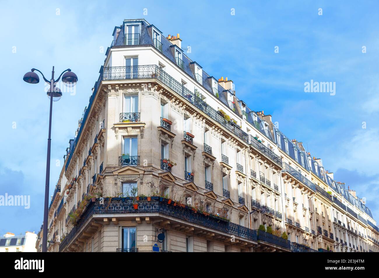 Architecture in Paris . Typical residential house in french style ...