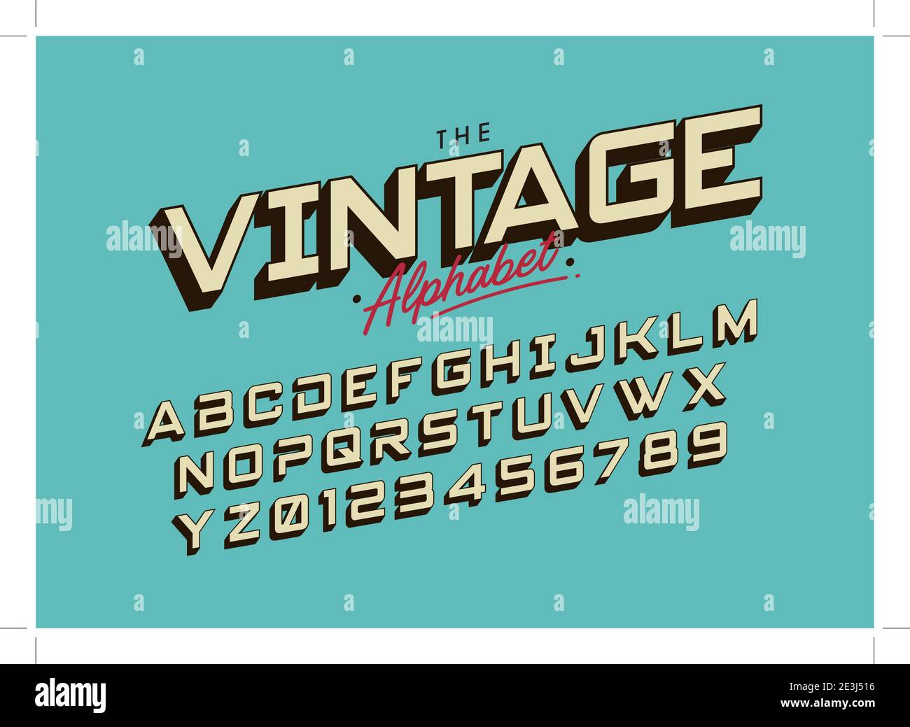 Vector of stylized alphabet and font Stock Vector Image & Art - Alamy