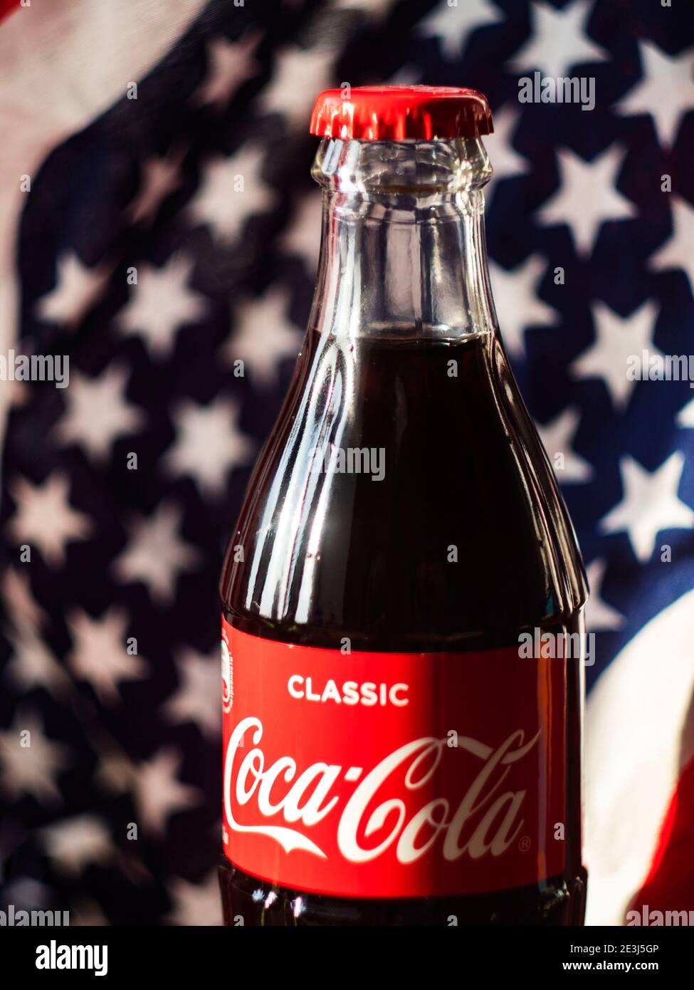 Coca cola us flag hi-res stock photography and images - Alamy
