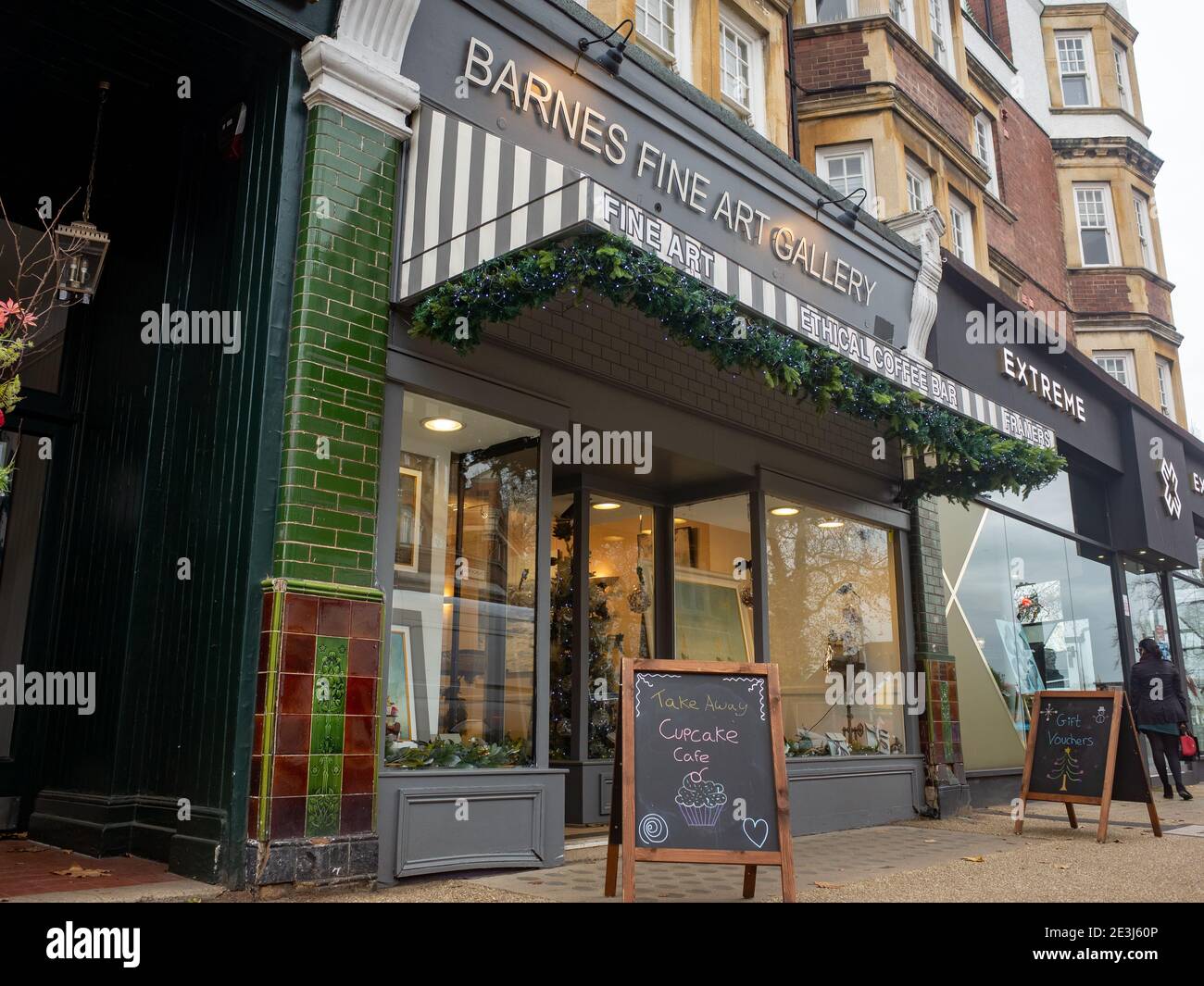 London- An art gallery in Barnes south west London Stock Photo - Alamy