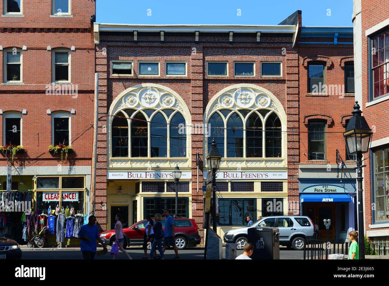 Portland Seamans Club at Old Port. This area is filled with 19th ...
