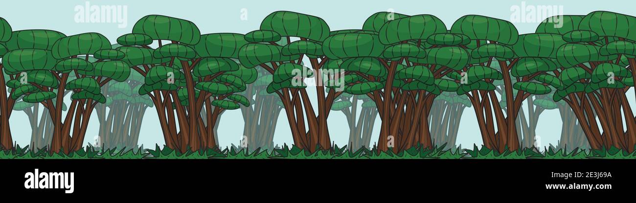 Cartoon trees hi-res stock photography and images - Alamy