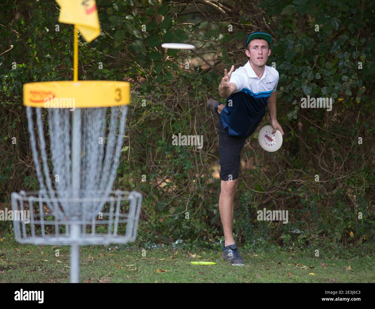 Disc Golf tournament in Rock Hill, S.C Stock Photo - Alamy