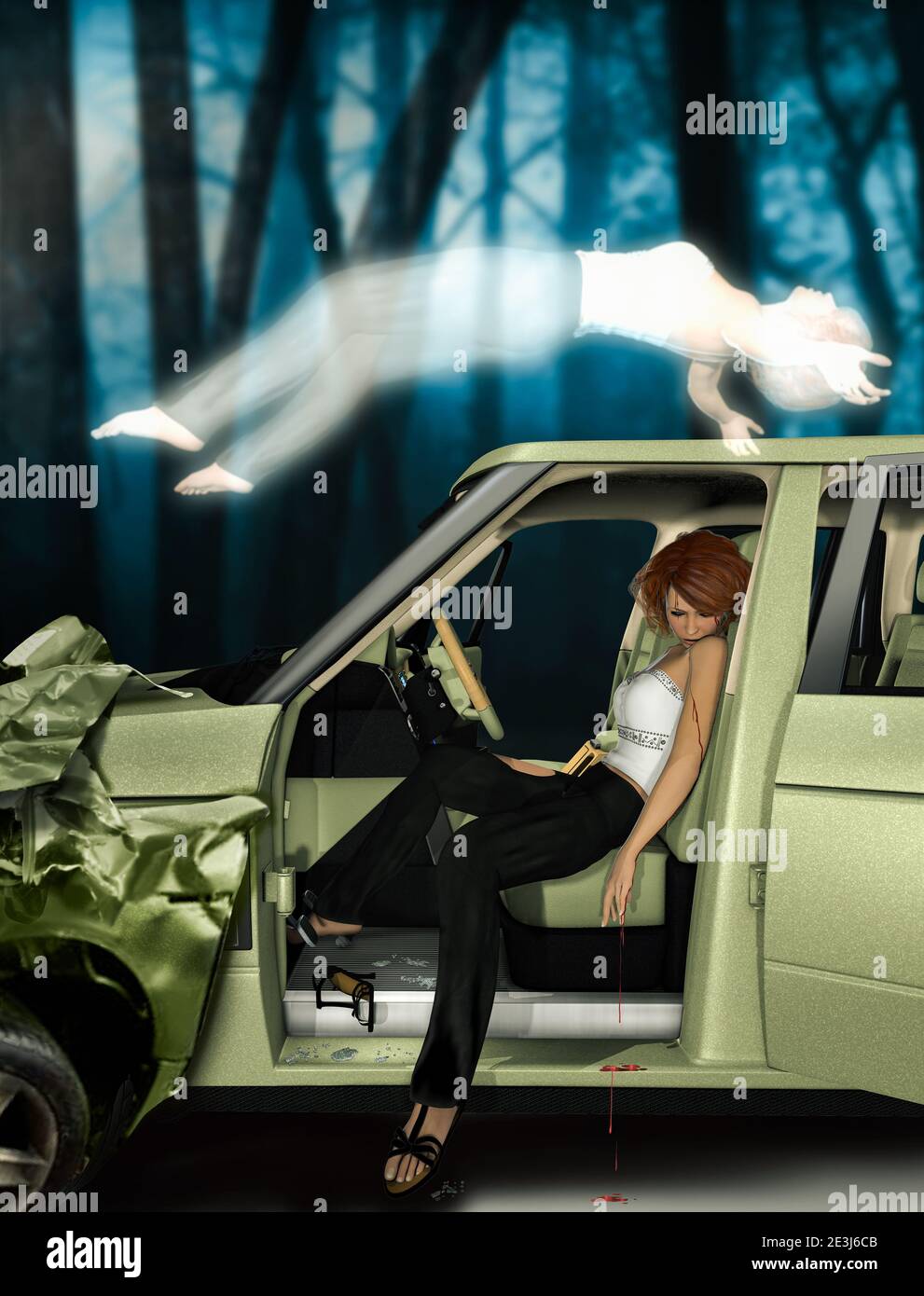 Soul leaving body hi-res stock photography and images - Alamy