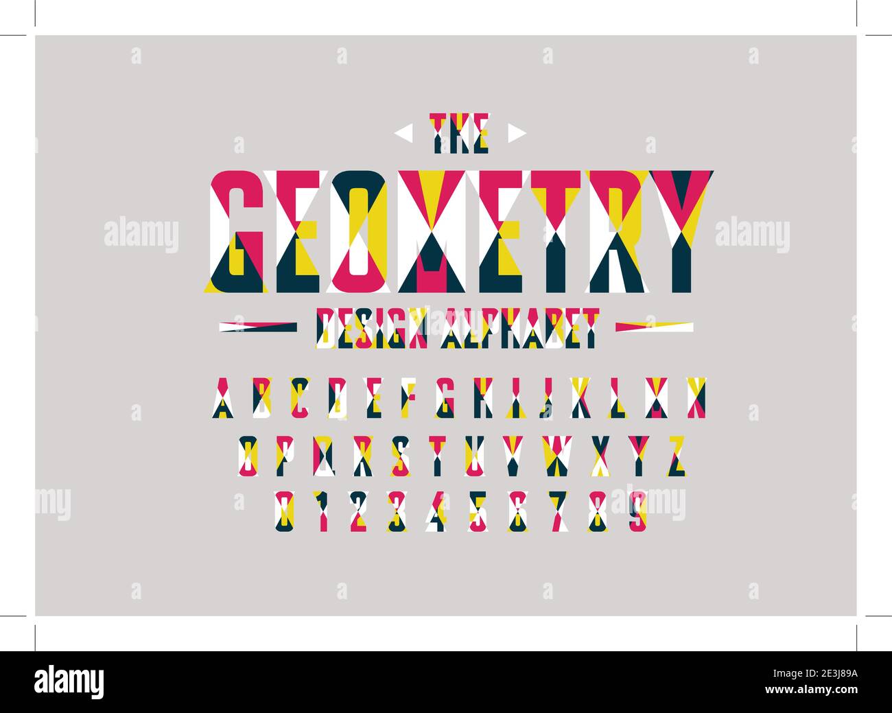 Vector of stylized alphabet and font Stock Vector Image & Art - Alamy