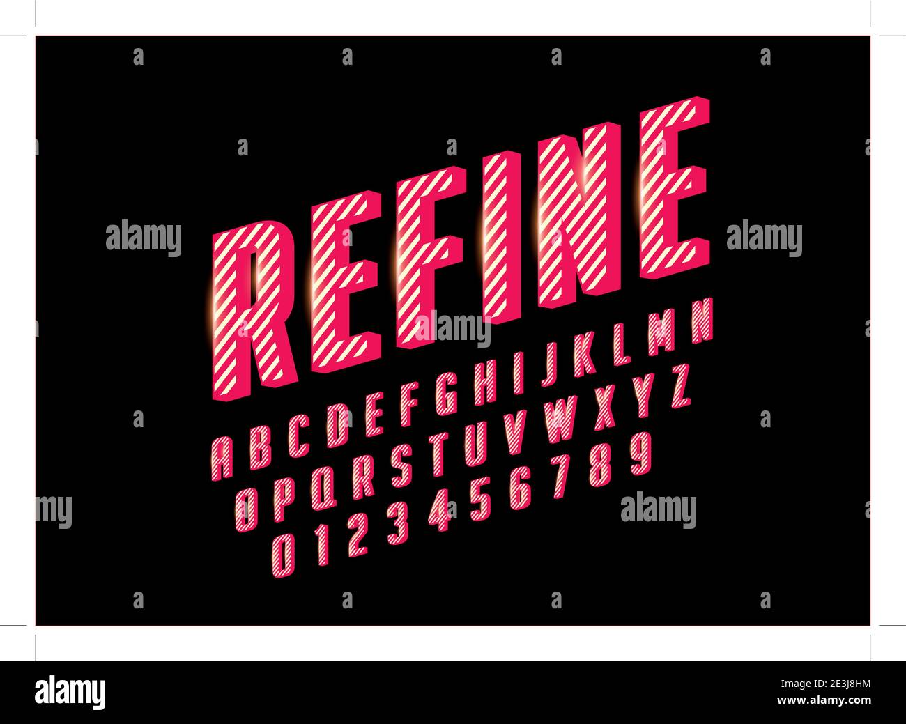 Vector of stylized alphabet and font Stock Vector Image & Art - Alamy