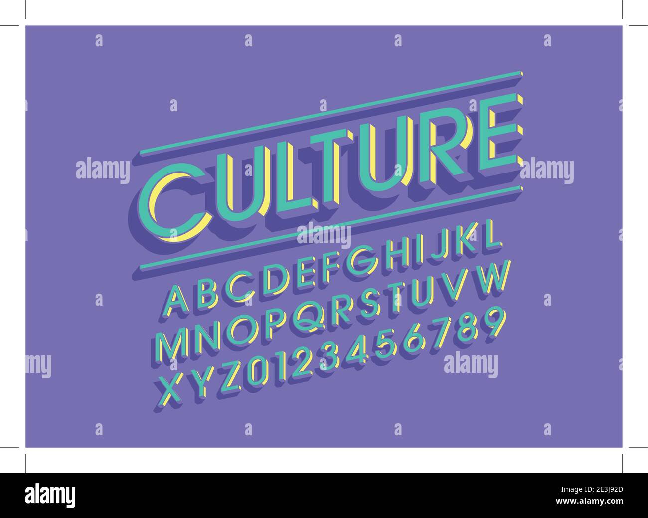 Vector of stylized alphabet and font Stock Vector Image & Art - Alamy