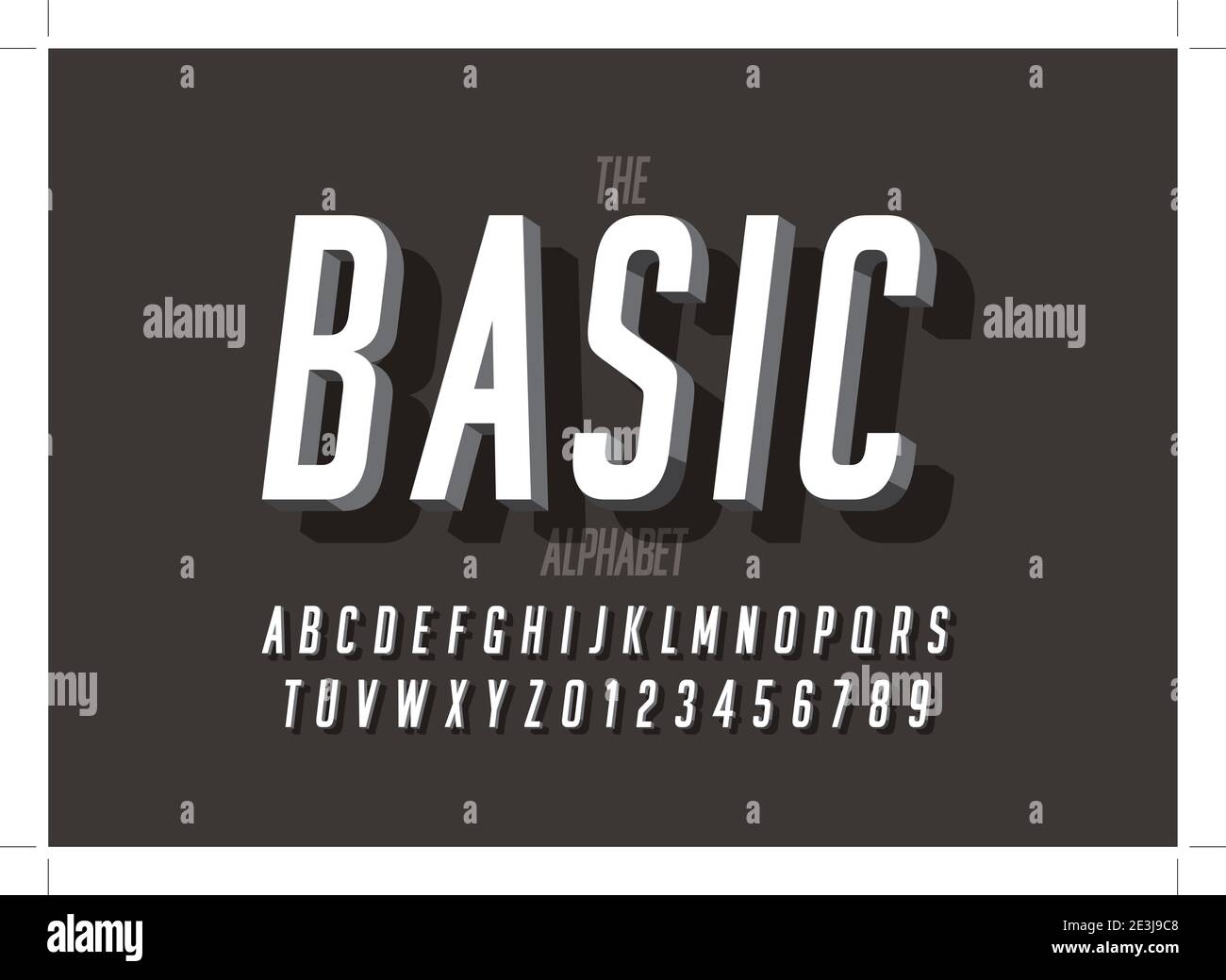 Vector of stylized alphabet and font Stock Vector Image & Art - Alamy