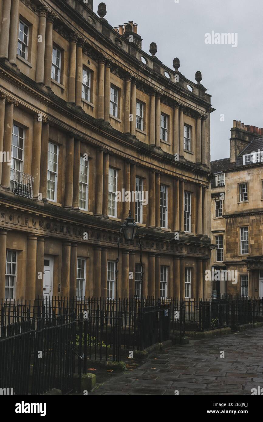 The Circle, a housing complex in the city of Bath, Somerset, England ...