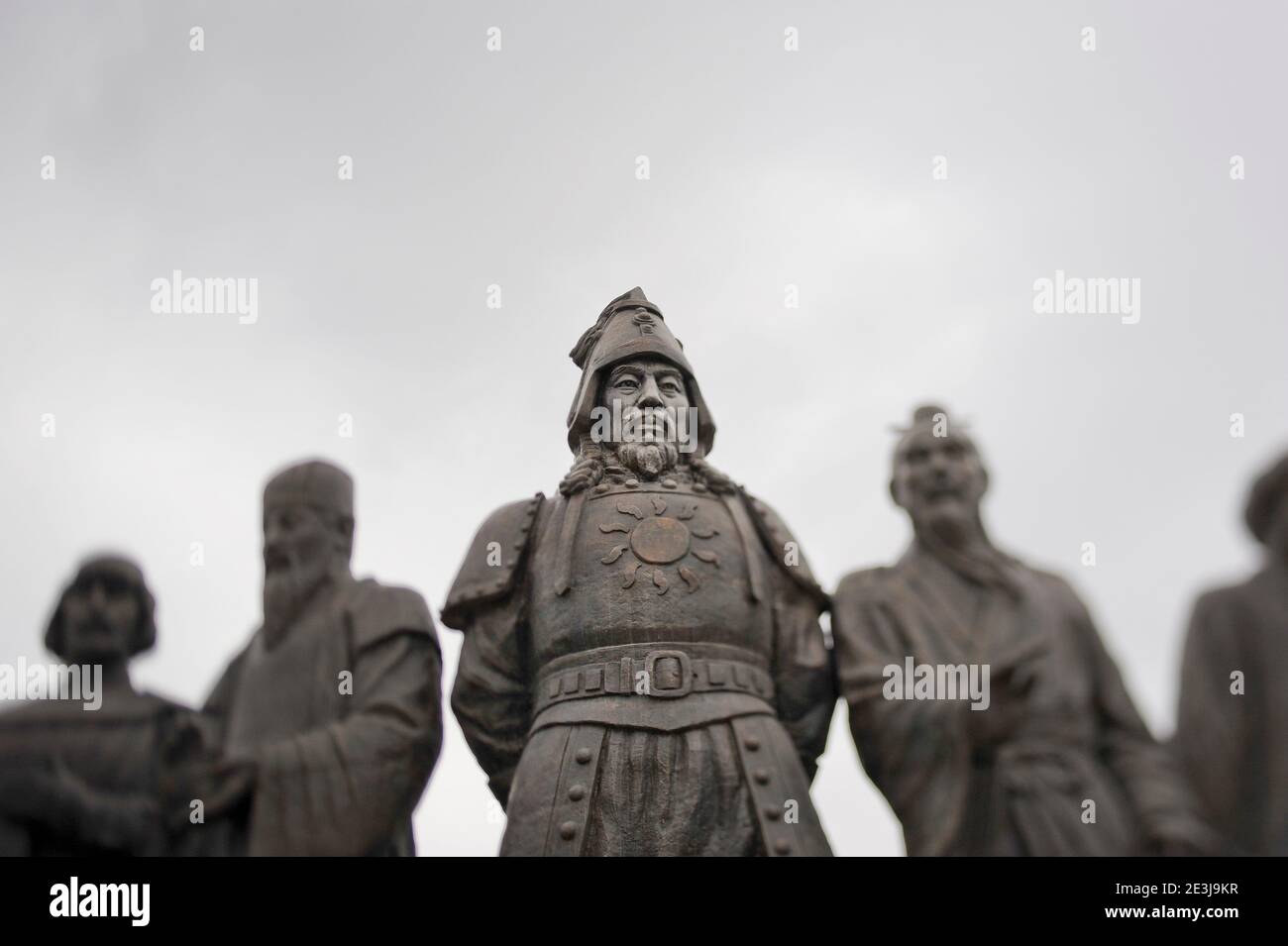 Statue of Gen Gi Khan high quality photo Stock Photo - Alamy