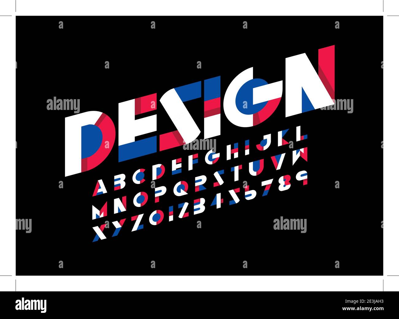 Vector of stylized alphabet and font Stock Vector Image & Art - Alamy