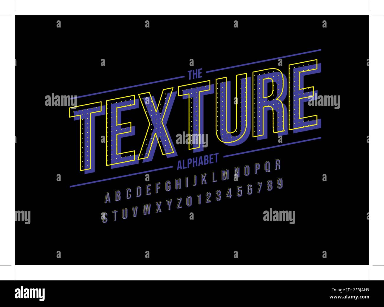 Vector of stylized alphabet and font Stock Vector Image & Art - Alamy