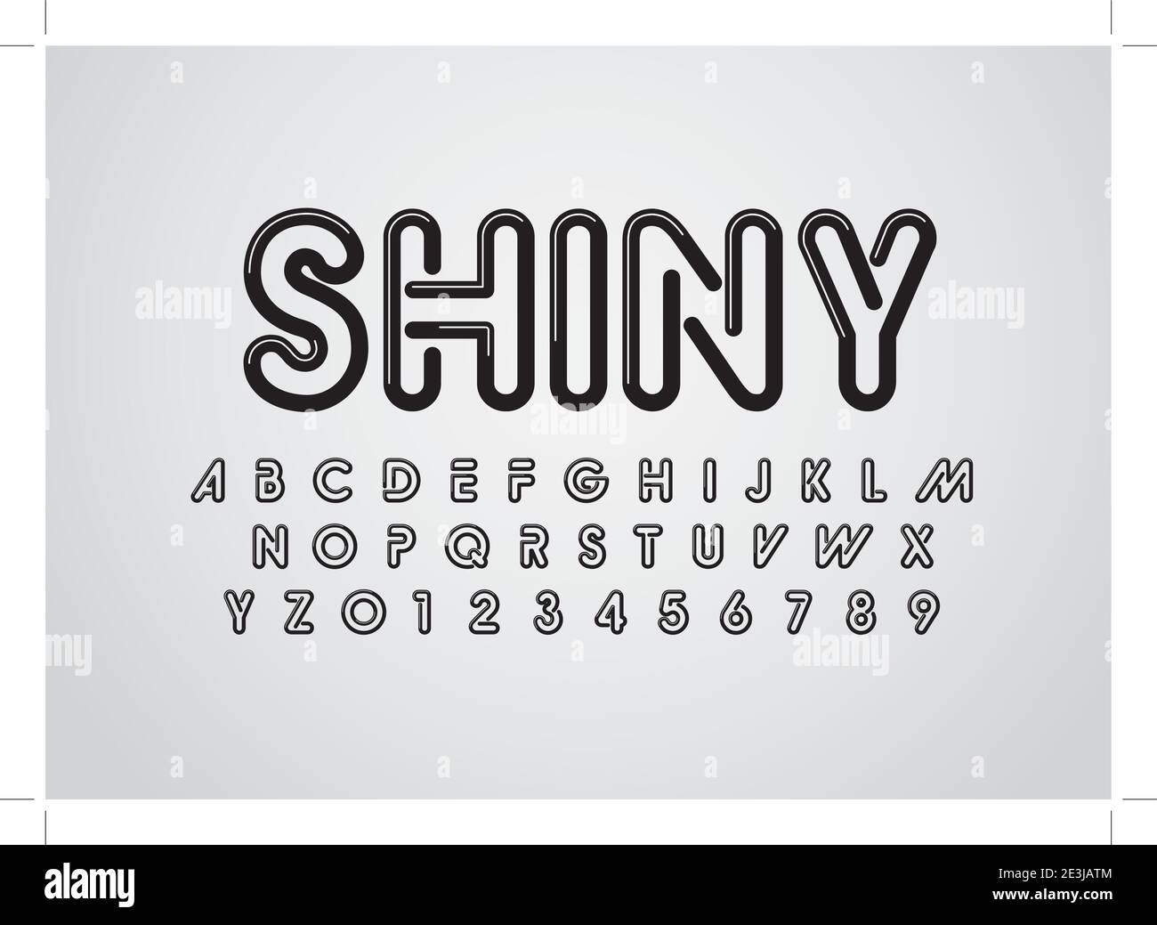 Vector of stylized alphabet and font Stock Vector Image & Art - Alamy