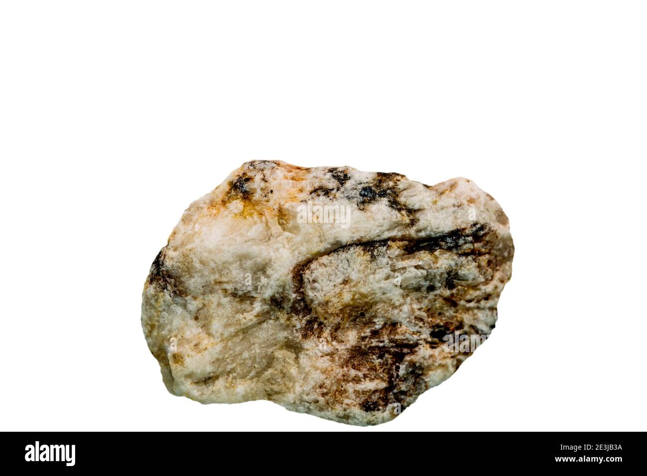 Baryte on a white background Stock Photo - Alamy