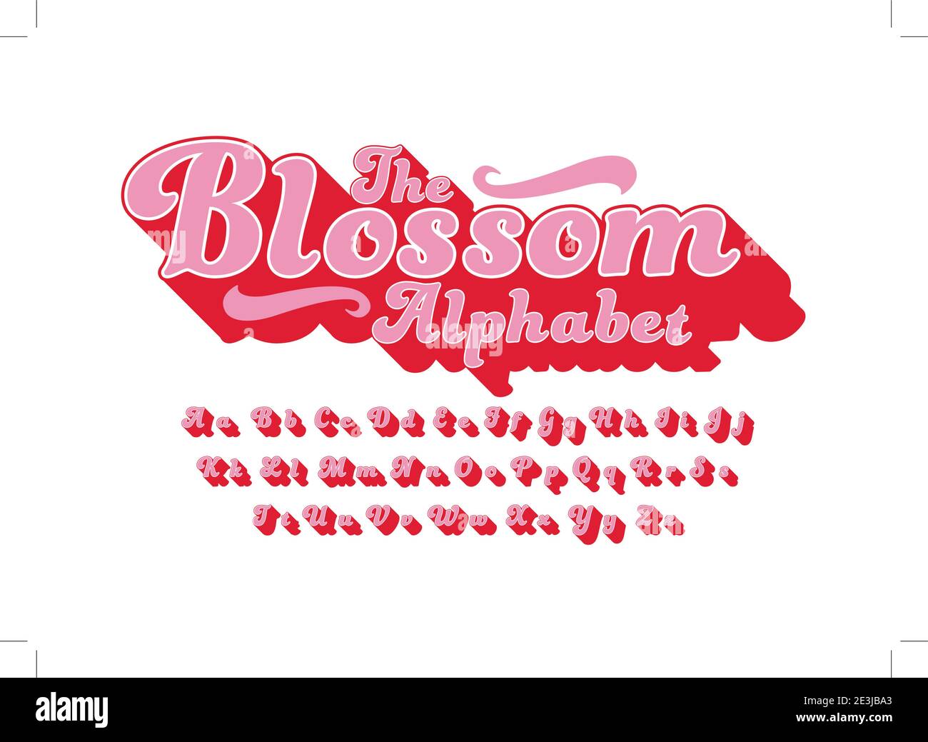 Vector of stylized alphabet and font Stock Vector Image & Art - Alamy