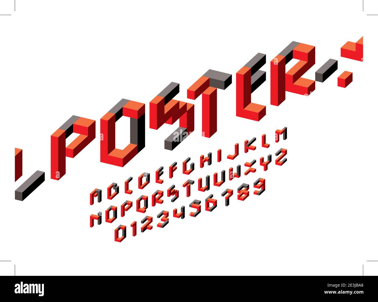 Vector of stylized alphabet and font Stock Vector Image & Art - Alamy