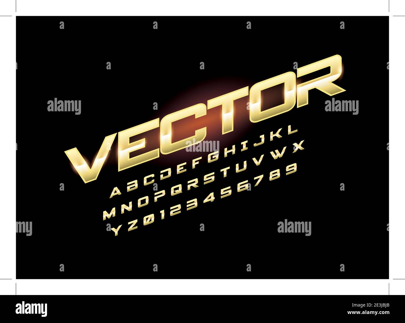 Vector of stylized alphabet and font Stock Vector Image & Art - Alamy