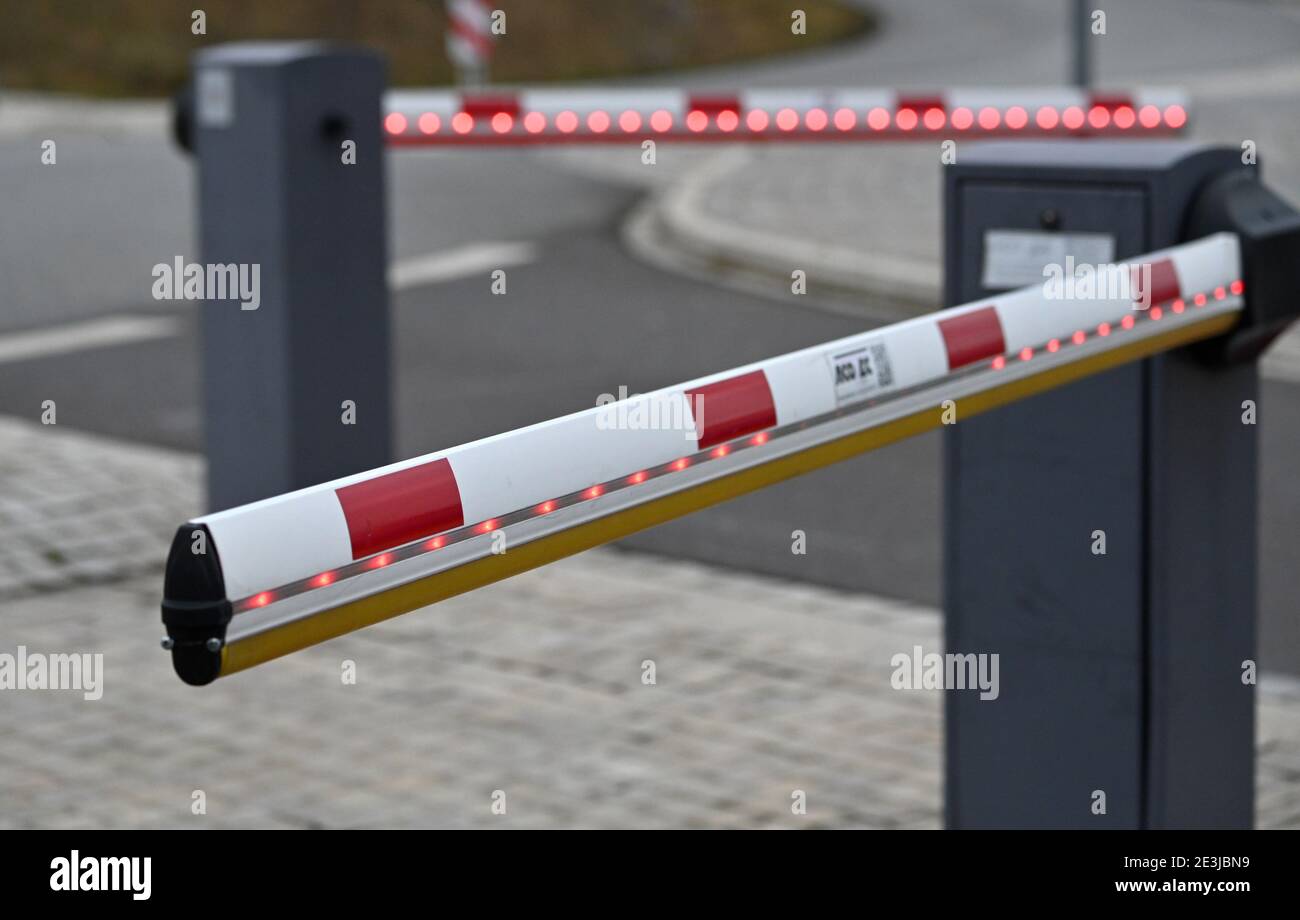 At a closed barrier hi-res stock photography and images - Alamy