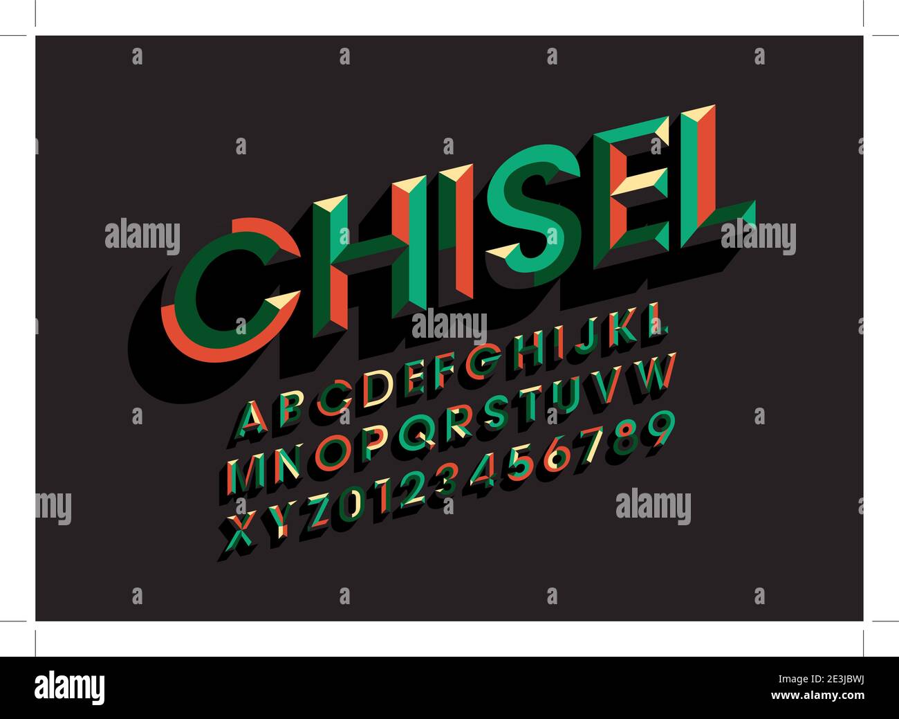 Vector of stylized alphabet and font Stock Vector Image & Art - Alamy