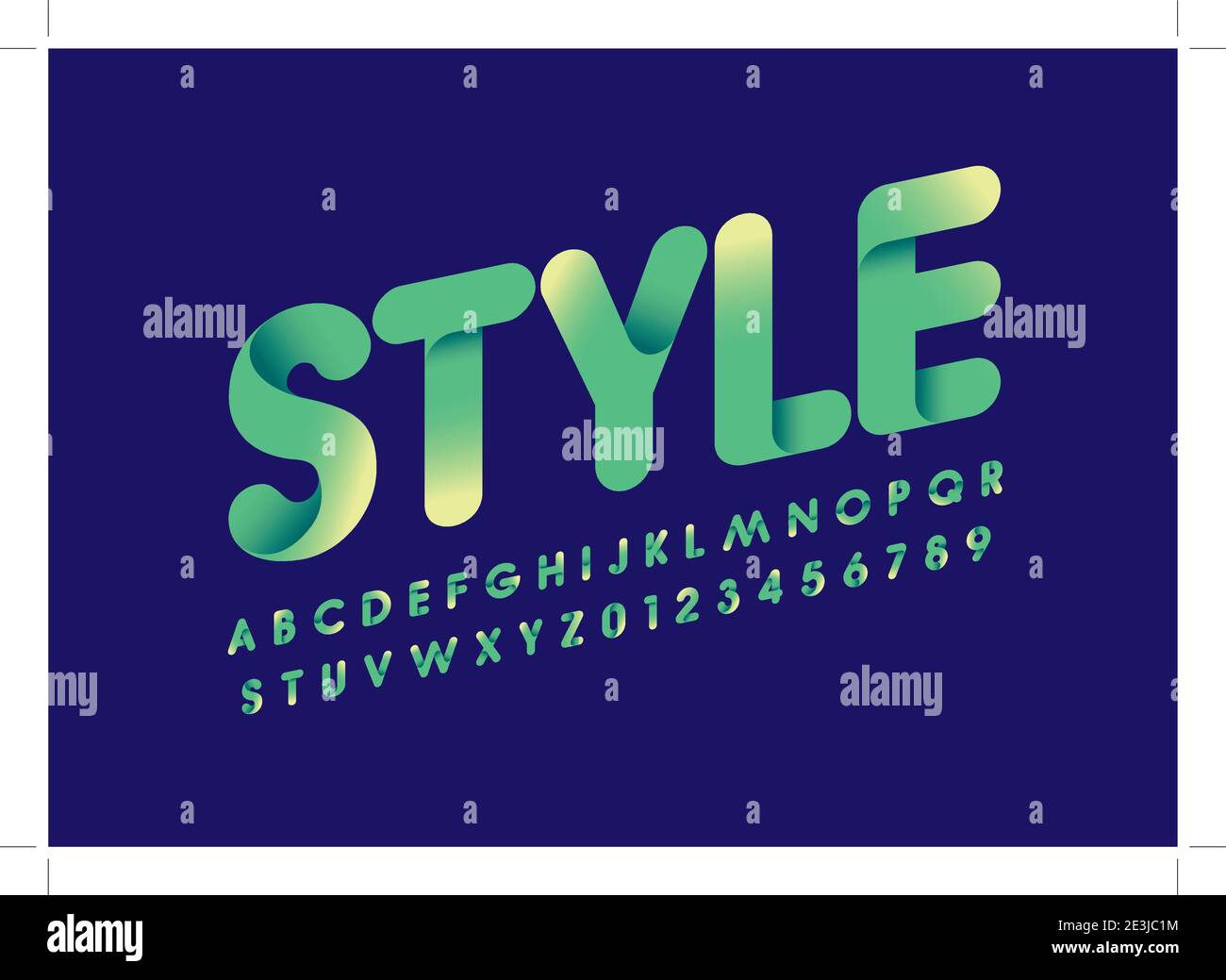 Vector of stylized alphabet and font Stock Vector Image & Art - Alamy