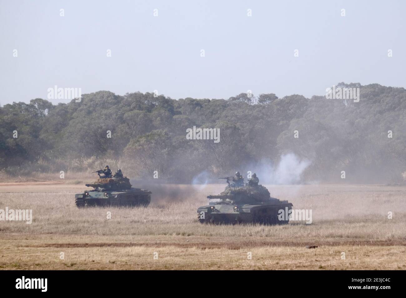 Taipei, Taiwan. 19th Jan, 2021. Taiwanese soldiers in action at the ...