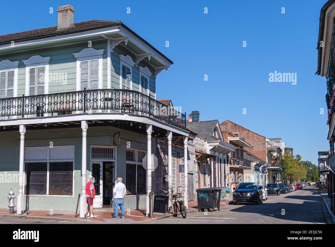 Balconies in french quarter new hi-res stock photography and images - Alamy