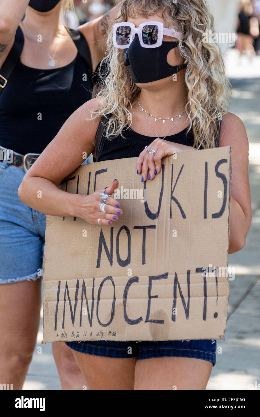 Innocent blonde woman hi-res stock photography and images - Alamy