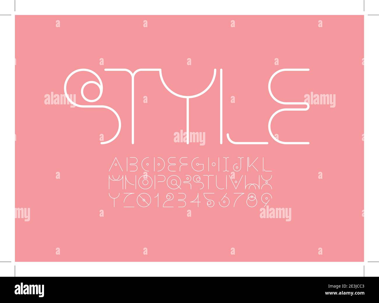 Vector of stylized alphabet and font Stock Vector Image & Art - Alamy