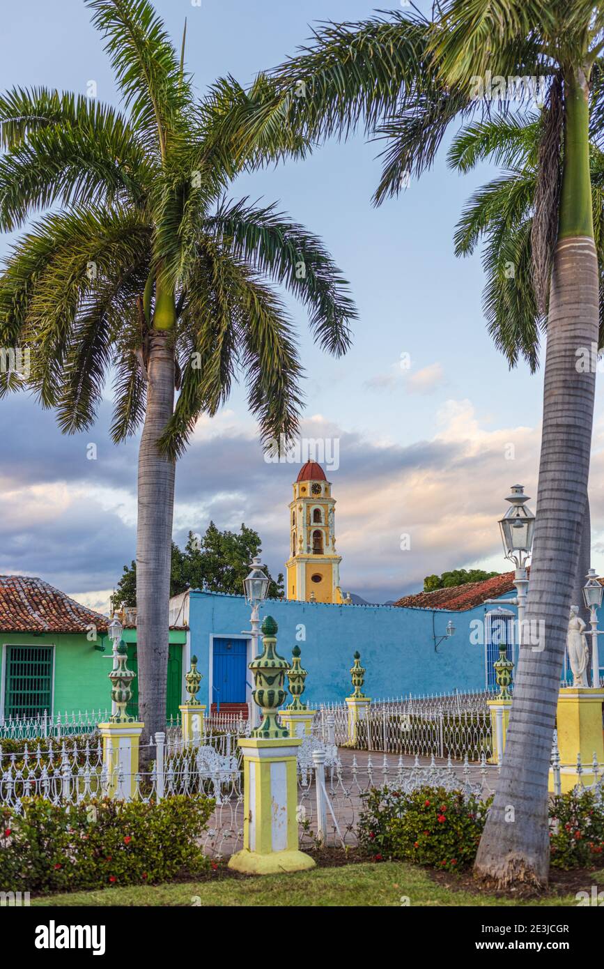 The cuban town Trinidad is a UNESCO World Heritage Site. Cityscape with ...