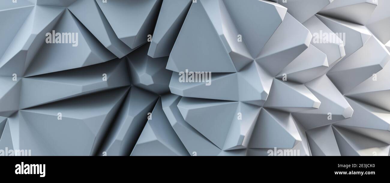 modern futuristic technology architecture design with white surface 3d ...