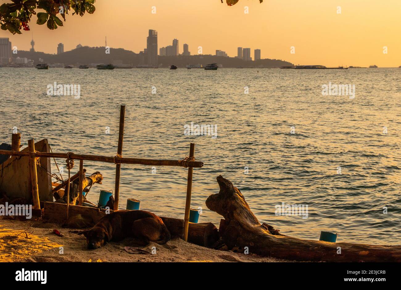sunset in Thailand Southeast Asia Stock Photo - Alamy