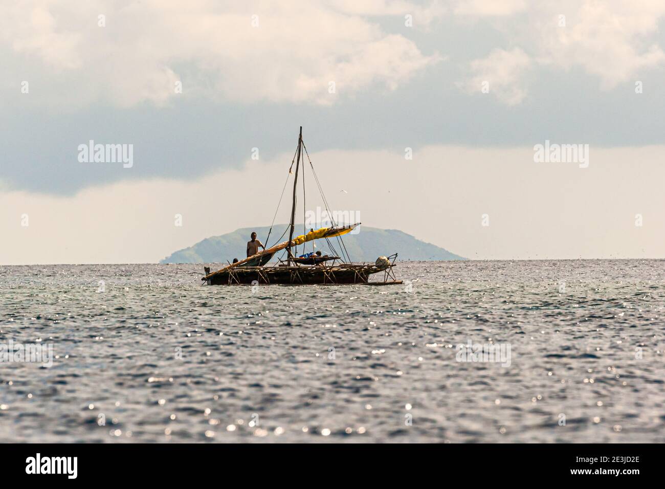 The Polynesian Proa is a multi-hull outrigger sailboat Stock Photo - Alamy