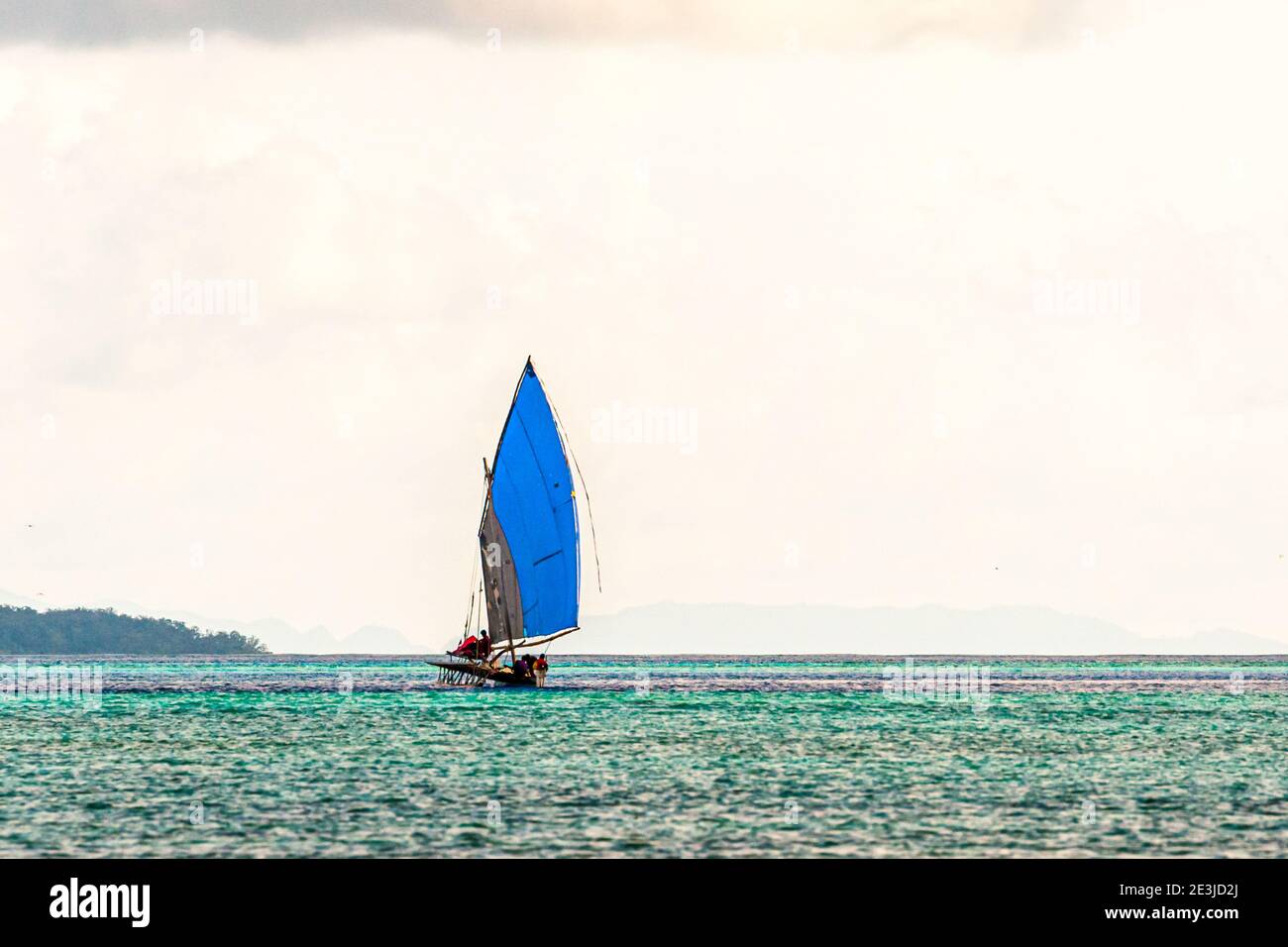 The Polynesian Proa is a multi-hull outrigger sailboat Stock Photo - Alamy