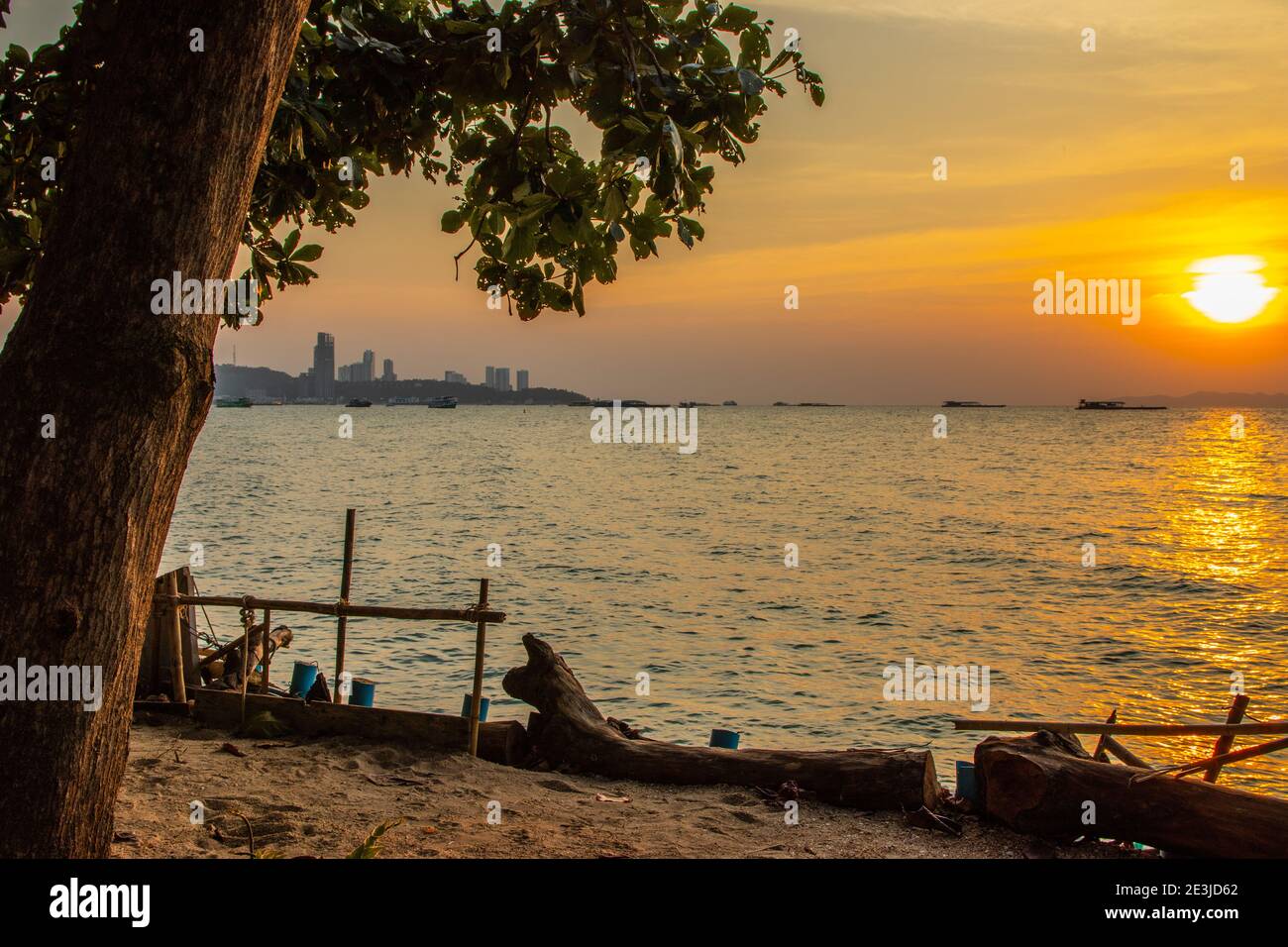 sunset in Thailand Southeast Asia Stock Photo - Alamy