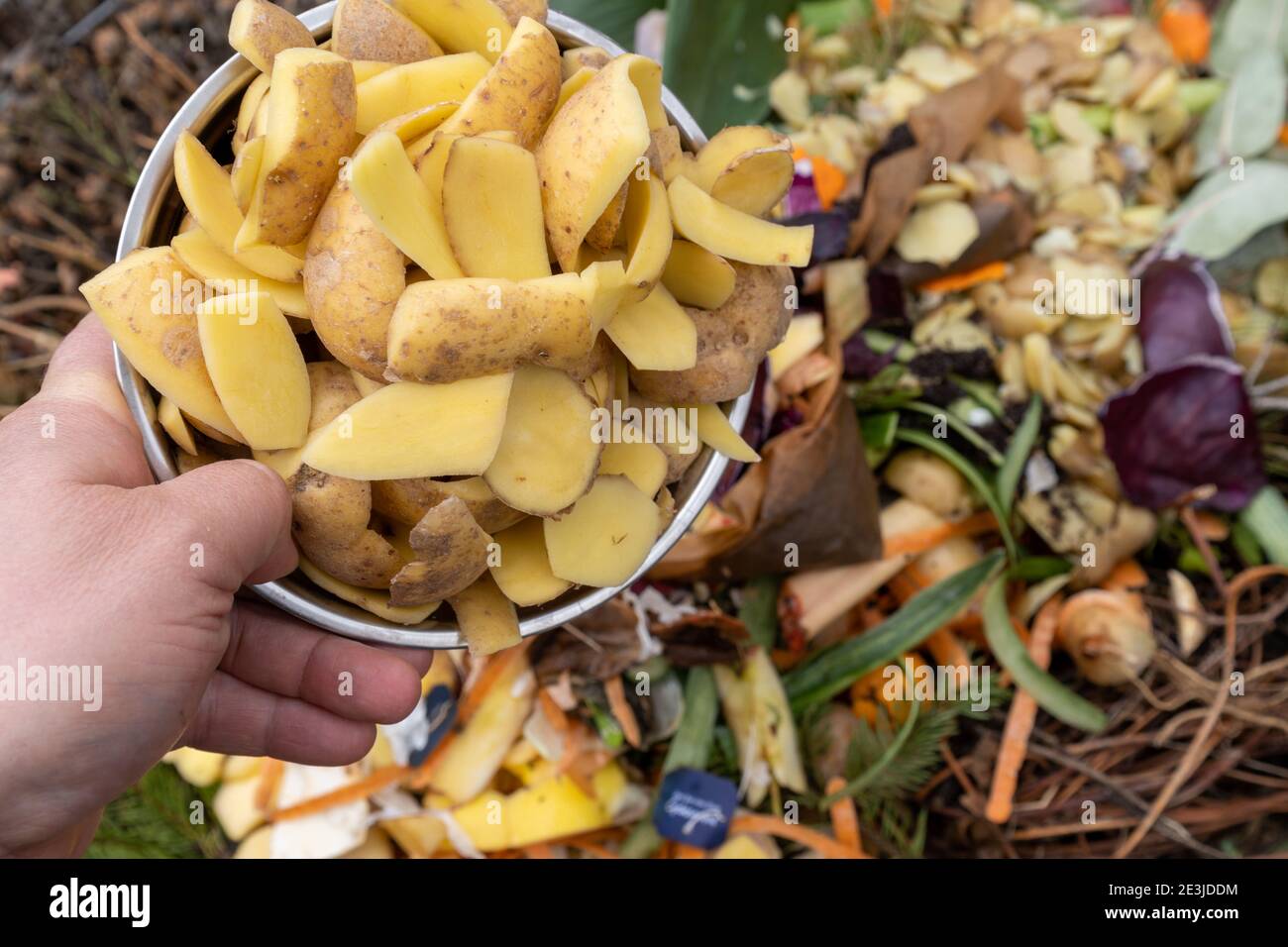 Kitchen waste recycling hi-res stock photography and images - Alamy