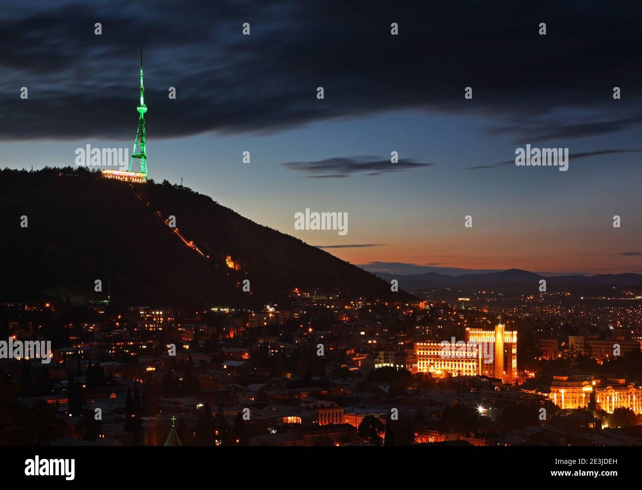 TV tower in Tbilisi. Georgia Stock Photo - Alamy