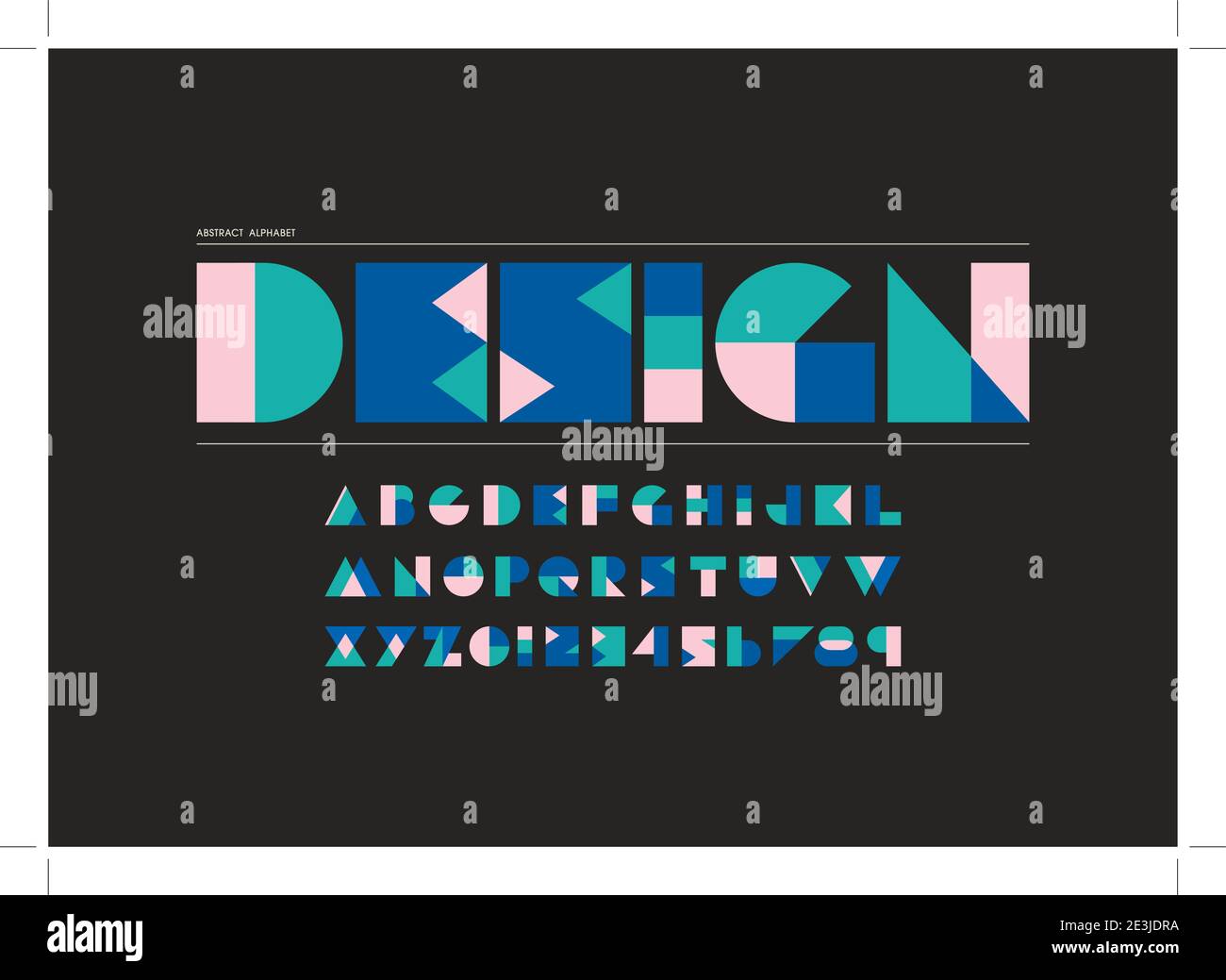 Vector of stylized alphabet and font Stock Vector Image & Art - Alamy