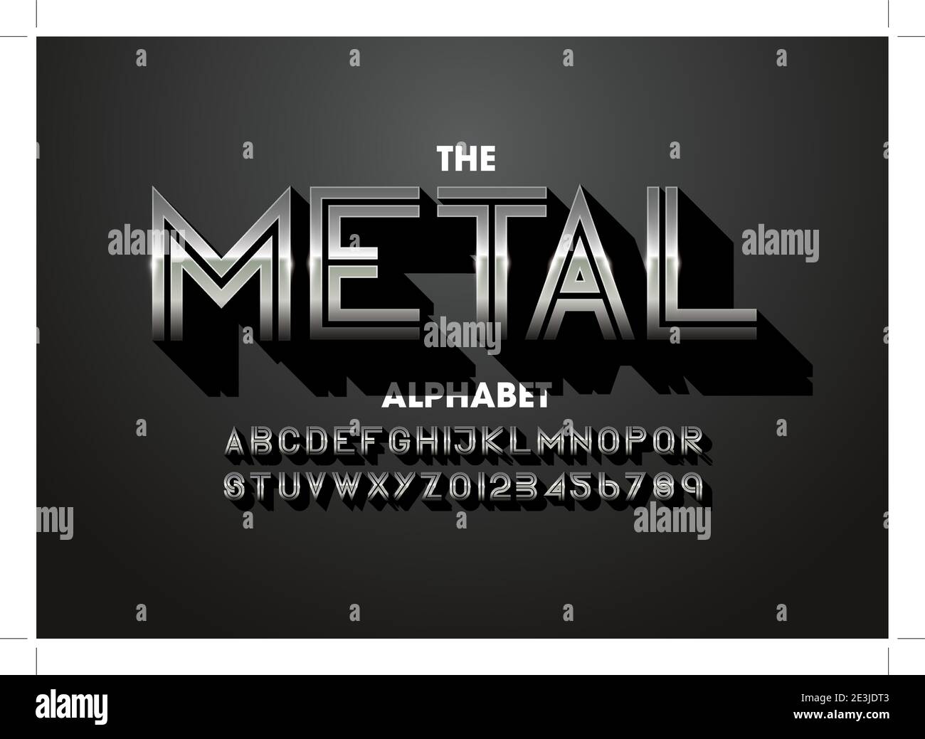 Vector of stylized alphabet and font Stock Vector Image & Art - Alamy